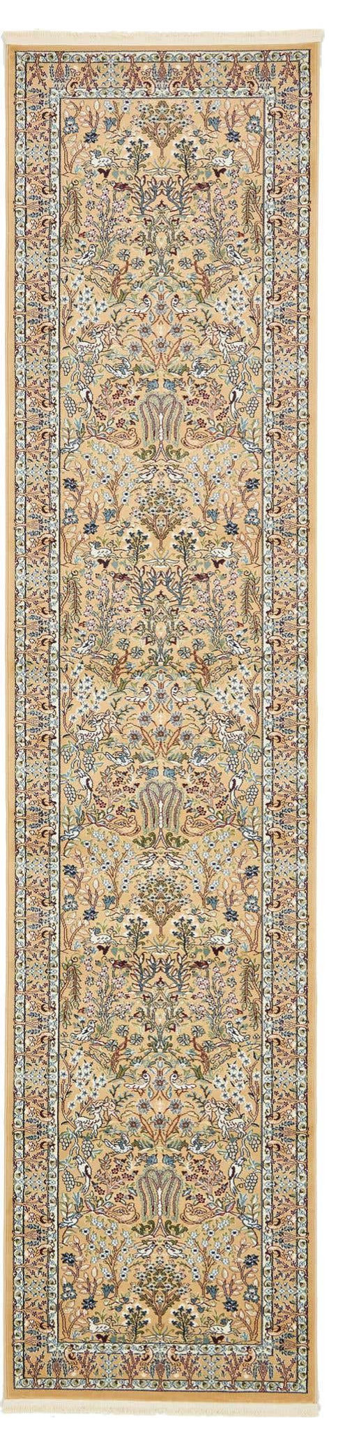 Rug Unique Loom Narenj Beige Runner 3' 0 x 13' 0 - Traditional - Hall ...