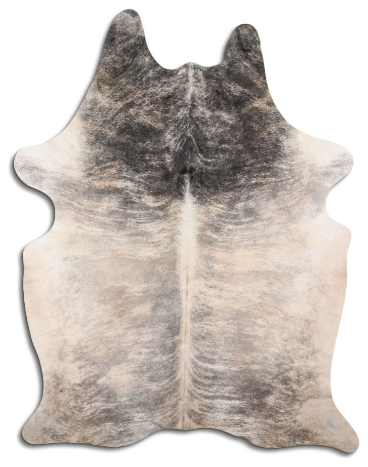 NATURAL HAIR ON Cowhide Rug DE LIGHT BRINDLE, 5'x7' to 6'x8 ...