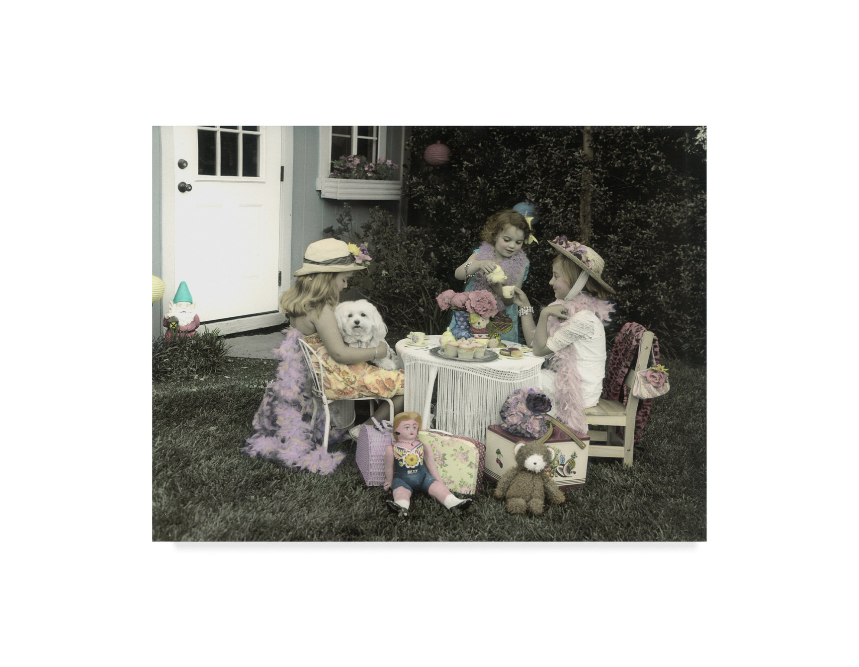 Gail Goodwin 'High Tea' Canvas Art, 47"x35" - Contemporary - Prints And ...
