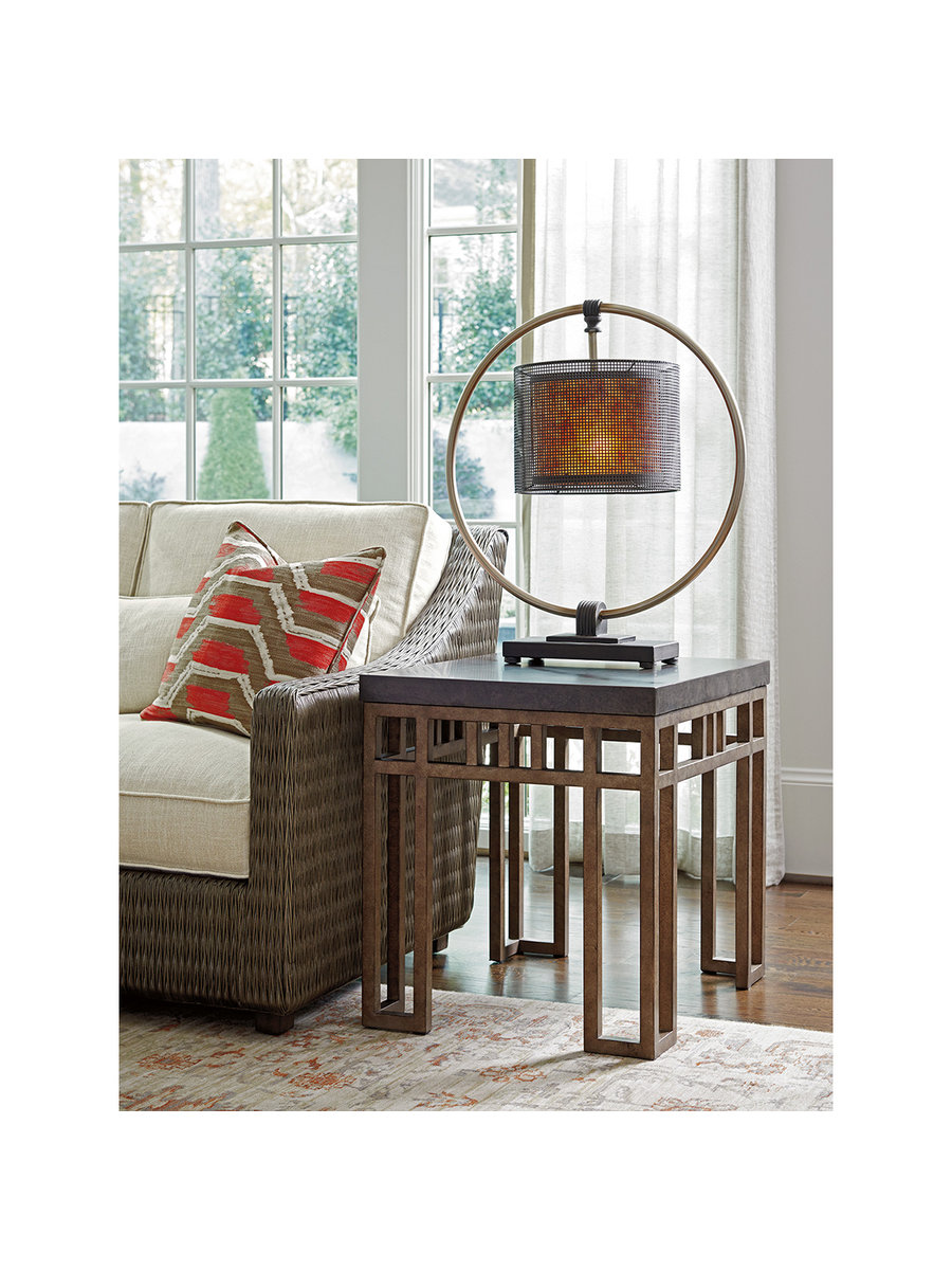 Montera Travertine End Table - Industrial - Side Tables And End Tables ...