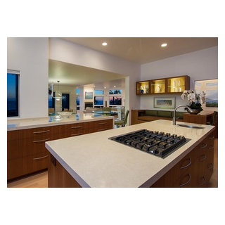 Laguna Beach Contemporary Cherry Kitchen - Contemporary - Kitchen ...