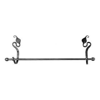 Leaf Fancy Towel Bar, 16" - Traditional - Towel Bars - by Buildcom | Houzz