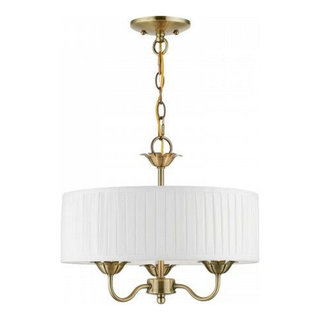 3 Light Pendant In Transitional Style-14 Inches Tall and 16 Inches Wide ...
