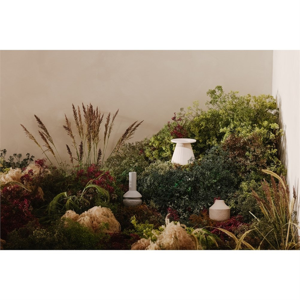 Moe's Home Collection Arro 10"H Terracotta Decorative Vessel in Gray ...