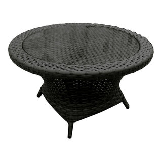 Forever Patio Universal Rotating Chat Table, Coal - Tropical - Outdoor ...