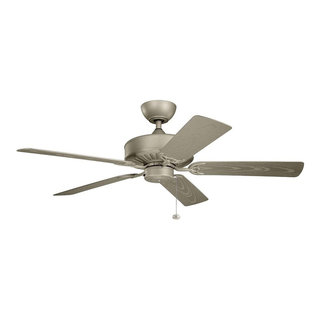 Kichler Enduro 52" Fan, Antique Satin Silver, Silver - Transitional ...