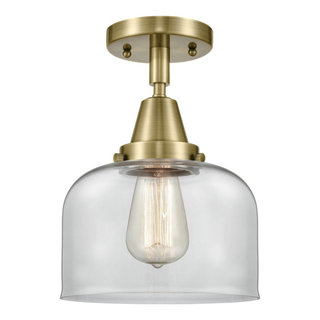 Innovations Lighting 447-1C-10-8 Bell Semi-Flush Bell 8"W ...