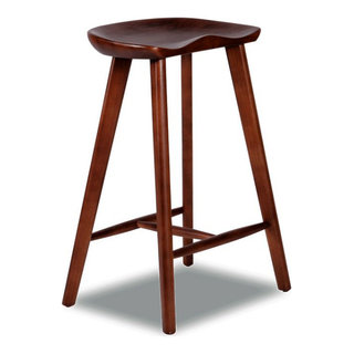 American Ash Stool 26" - Midcentury - Bar Stools And Counter Stools ...