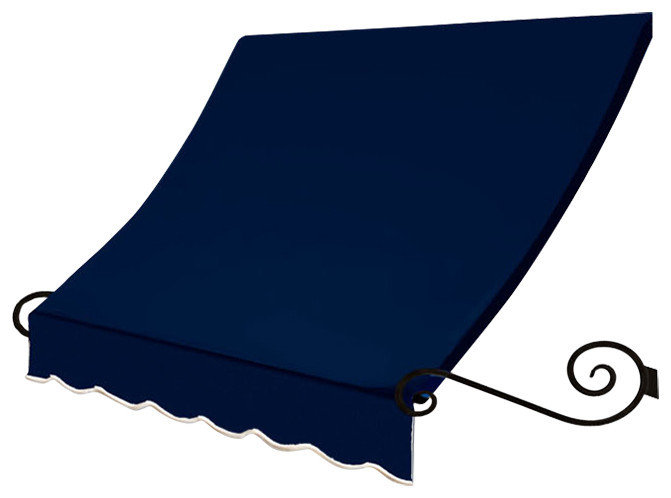 Awntech 4' Charleston Acrylic Fabric Fixed Awning, 24" x 36 ...