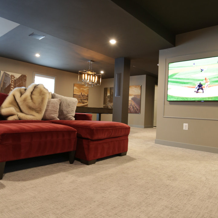 75 Exposed Beam Basement Ideas You'll Love - March, 2026 | Houzz