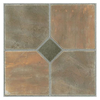 Creative Home: Nexus Vinyl Tile: 326 Rustic Slate: 1 Box 20 Tiles ...