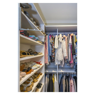 Walk In Wardrobe in Polytec Crisp Legato - Contemporary - Wardrobe ...