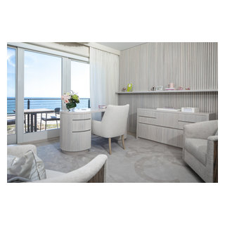 Oceanfront Oasis - Beach Style - Home Office - New York - by Betty ...