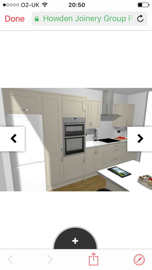 Kitchen layout - more work surface or double tower oven? | Houzz UK