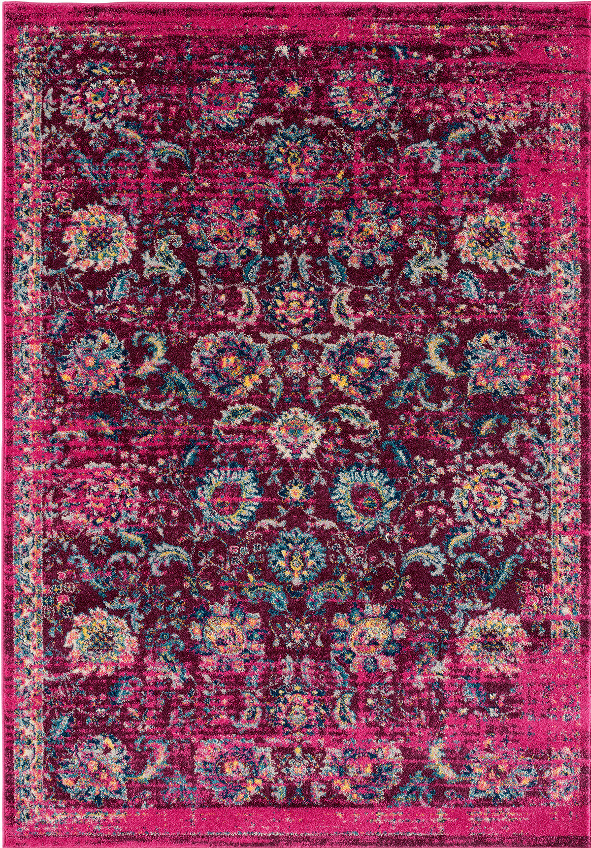 United Weavers Abigail Mirna Rug, Magenta (713-21181), 12'6" x 15 ...