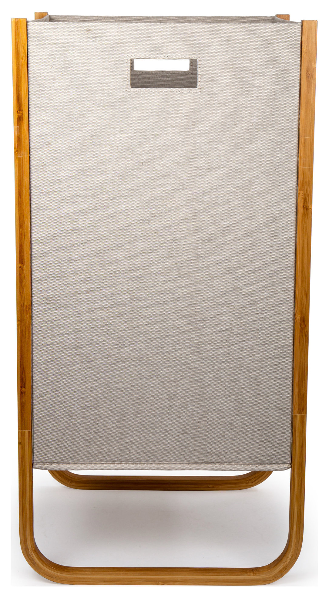 Modern and Sleek Woven Paper and Bamboo Laundry Hamper - Transitional ...