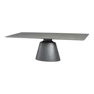 Taji Grey Ceramic Dining Table, HGNE297 - Transitional - Dining Tables ...