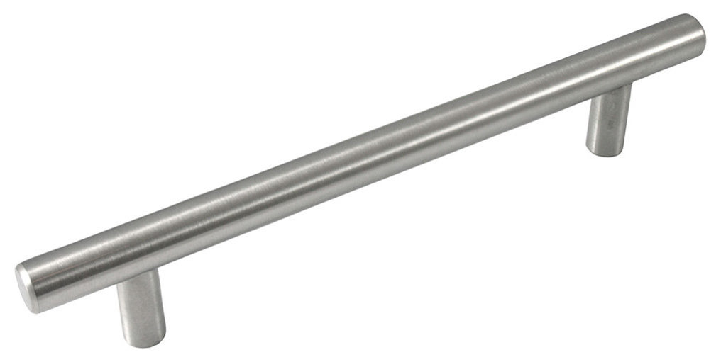 Melrose Stainless Steel T-Bar Pull - 128mm - 7" Overall - Transitional ...