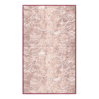 Washable Iris Area Rug, Rectangle 2'x5' - Contemporary - Hall And Stair ...