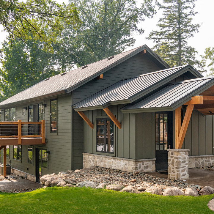 75 Beautiful Exterior with Board and Batten Siding Ideas & Designs ...