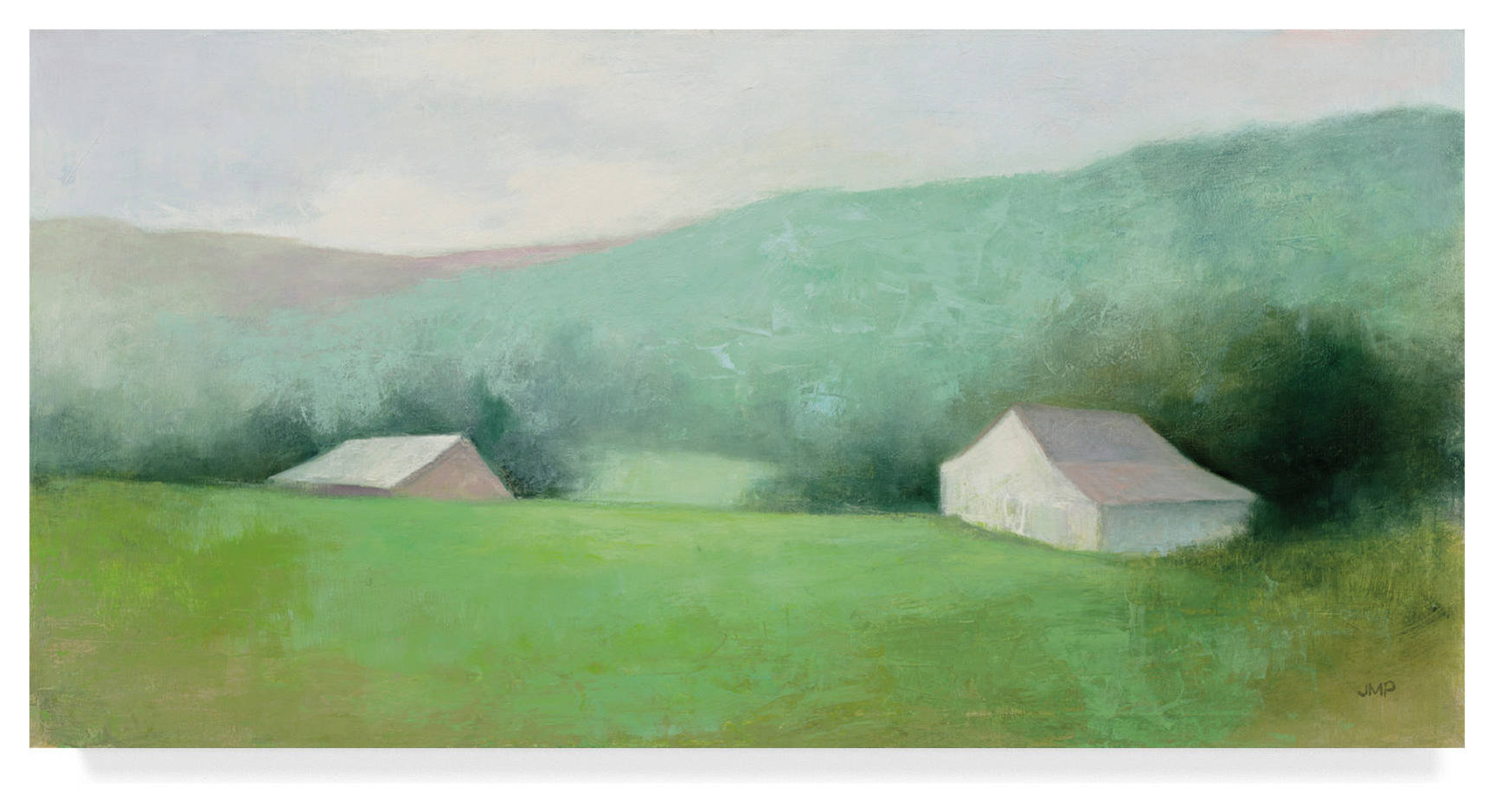 Julia Purinton 'Looking Down The Valley' Canvas Art, 19"x10 ...
