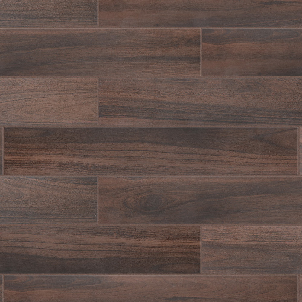 Mt Royale Walnut Porcelain Floor and Wall Tile Sample - Transitional ...