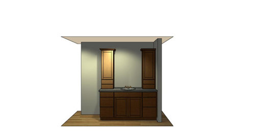 Need help with mirror and lighting fixture placement over vanity.