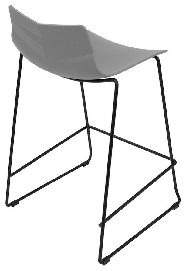Arrow Contemporary Counter Stools, Set of 2 - Contemporary - Bar Stools ...