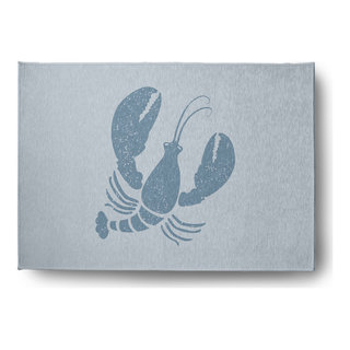 Lobster Nautical Chenille Rug, 5' x 7' - Beach Style - Area Rugs - by E ...