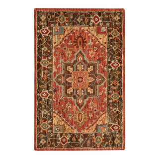 Nourison Living Treasures Rust Area Rug 2'6"x4'3", 7'6"x9'6 ...
