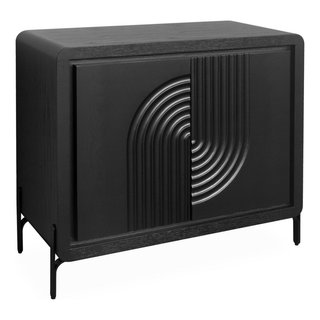 Fuji Chest, Black Oak - Industrial - Accent Chests And Cabinets - by ...