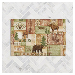 Trail Ridge Rust 2'x3' Accent Rug, 2X3 - Rustic - Area Rugs - by Laural ...