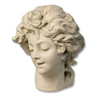 Garden Lady Head, Figurines Classical Sculpture - Traditional ...