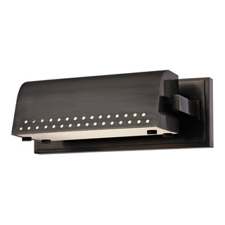 Garfield Small LED Picture Light in Aged Brass - Transitional - Display ...