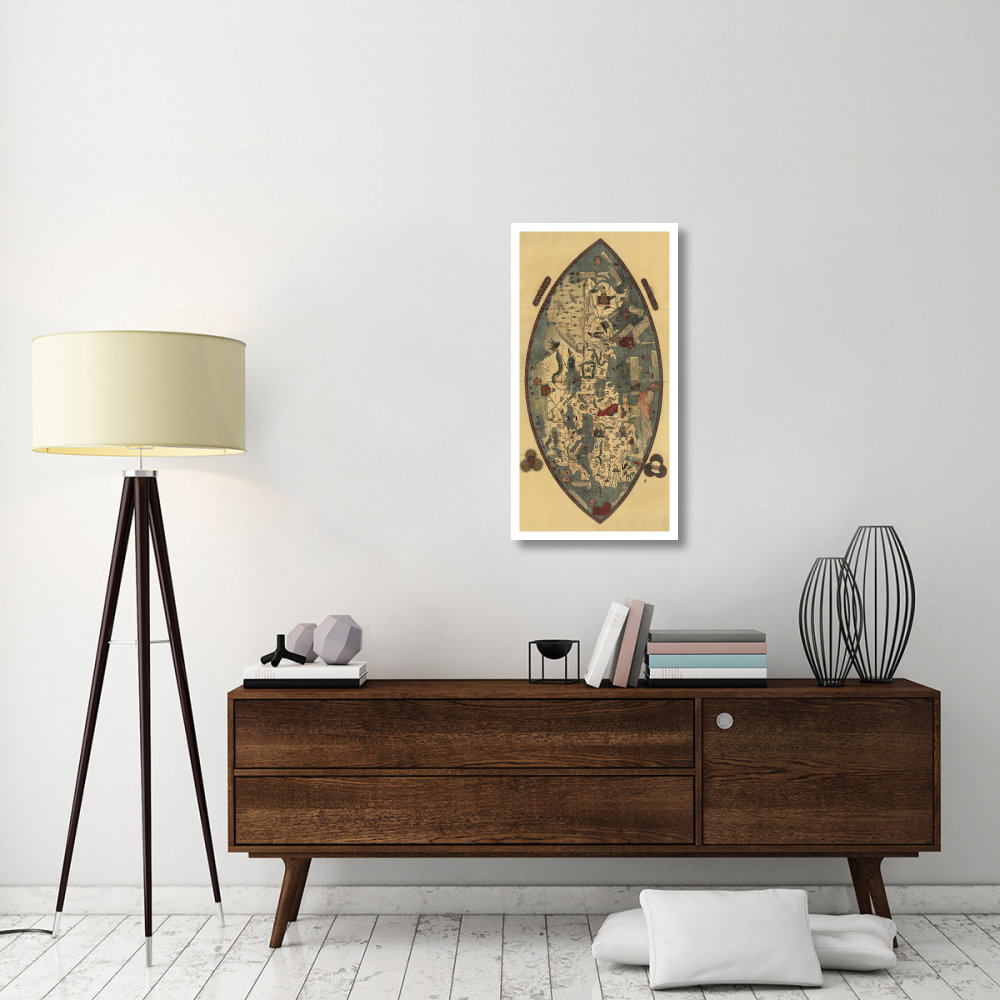 "Genoese World Map" Digital Paper Print by Paolo del Pozzo Toscanelli ...