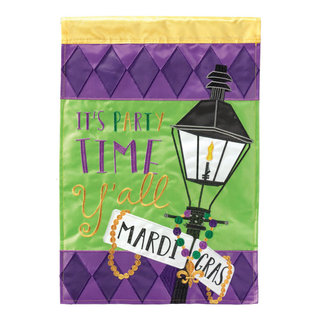 It's Party Time Y'All Lamp Post Flag - Flags And Flagpoles - by New and ...