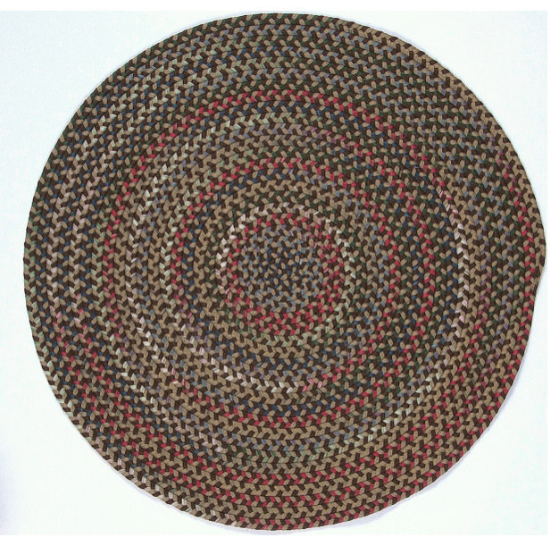 Colonial Mills Rug Wayland Round Brown Round, 6x6 - Contemporary - Area ...