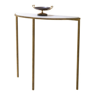 Hammered Gold Console - Contemporary - Console Tables - by Lighting ...