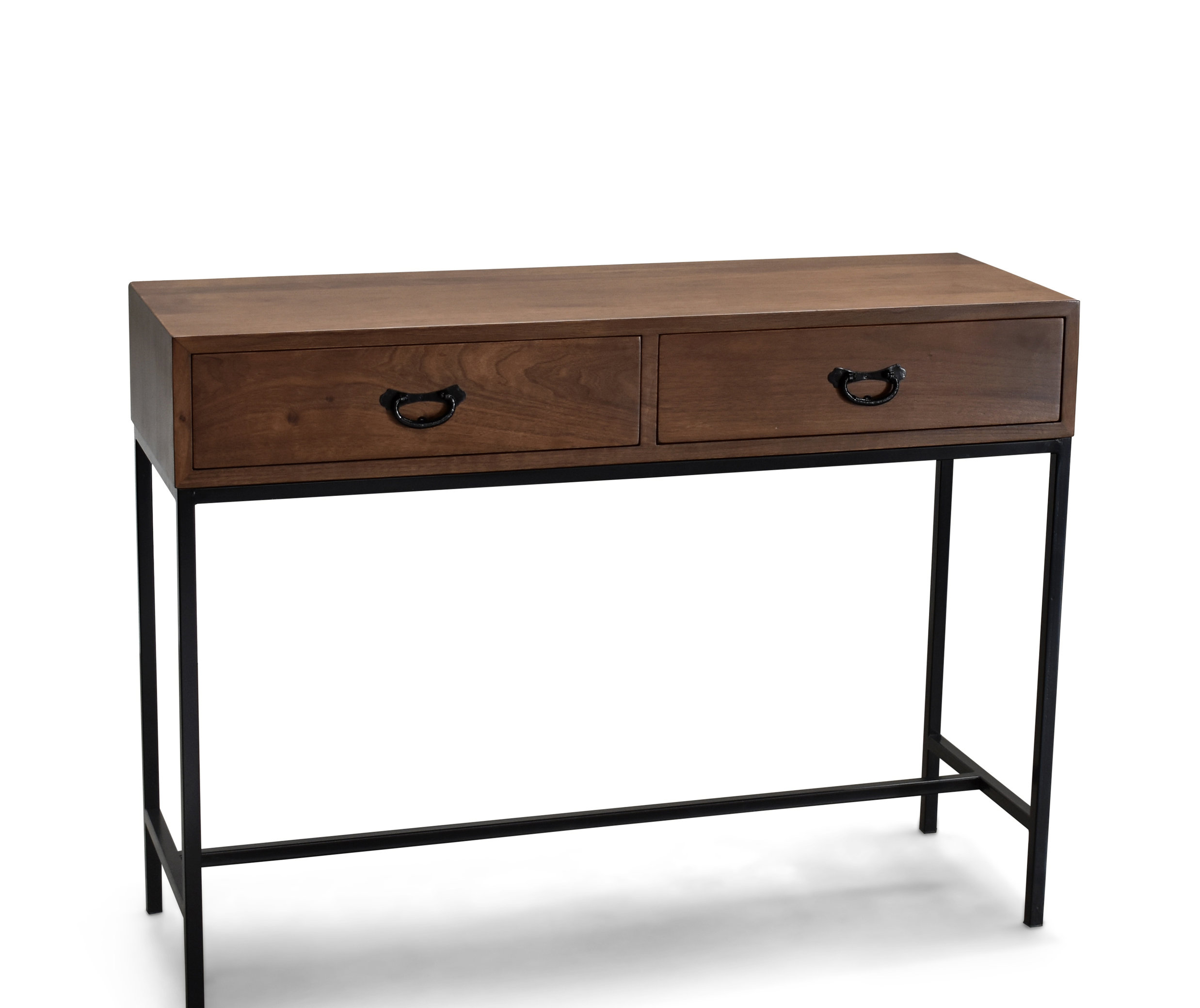 Kobe Small Console Table, Classic Walnut - Industrial - Console Tables ...