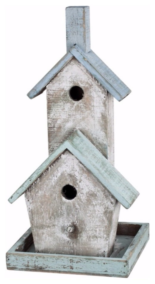 French Chic Garden Birdhouse, Multicolor - Farmhouse - Birdhouses - by ...