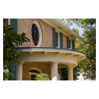 Classic Round Portico Addition - Traditional - Exterior - Atlanta - by ...