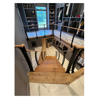 2 story closet - Modern - Atlanta - by The Builders Builder | Houzz