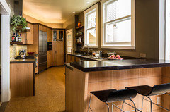 New construction with 12 ft ceilings in Kitchen.