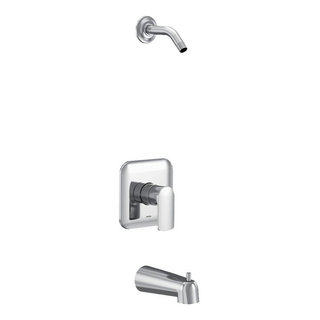 Moen Rizon M-Core 2-Series Tub/Shower Faucet, Single Lever Handle, M ...