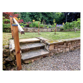 Front orchard garden; accessible yet simply traditional looking ...