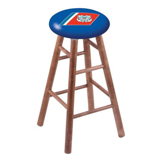 U.S. Coast Guard Bar Stool, Medium - Beach Style - Bar Stools And ...
