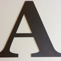 Rustic Large Letter "A", 18" - Contemporary - Wall Letters - by ...
