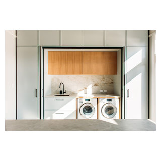 Character Villa Kitchen Design - Contemporary - Laundry Room ...