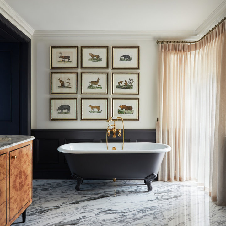 75 Beautiful Bathroom with a Dado Rail Ideas and Designs - June 2026 ...