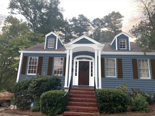 Regatta Blue Crane Board Siding? Trim? Advice!!! | Houzz Forum